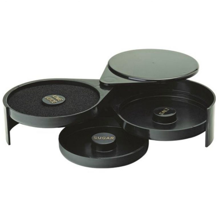 Glass Rimmer - Black 3 Tier - Bar Equipment Online Store Ireland