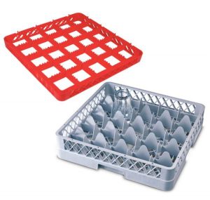 25 Compartment Glass Rack With Extender - Large Glass Rack For Sale